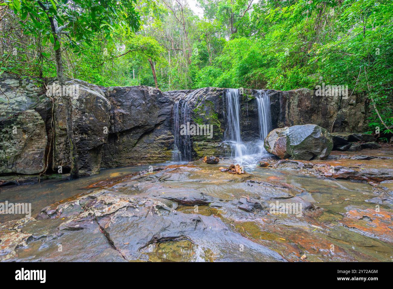 Namtok Than Ngam Waterfall in Udon Thani, Thailand, is a breathtaking ...