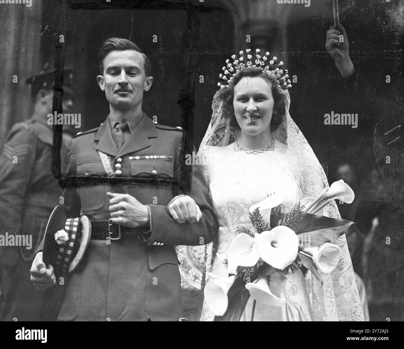 Major the Hon M.Fitzalan-Howard, M.C Scots Guard, was married to Miss ...