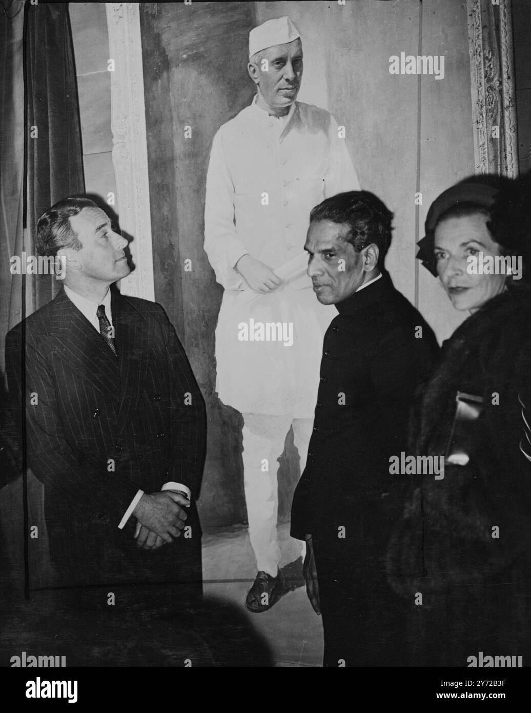 Jawaharlal nehru portrait hi-res stock photography and images - Alamy