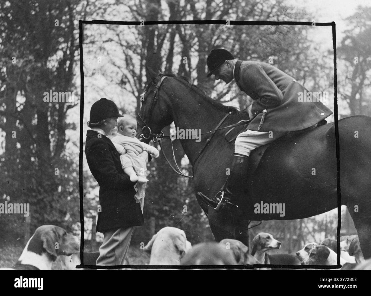 Lady Caroline's first meet. Lady Caroline Percy, infant daughter of the ...
