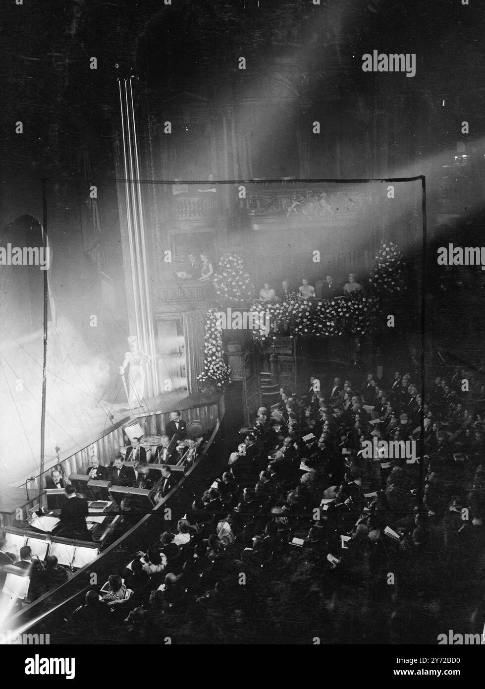 Royal Command Variety Performance. Their Majesties the King and Queen ...