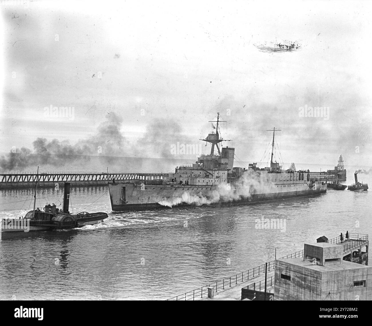 The 10,000 ton cruiser H.M.S "Vindictive", formerly H.M.S. "Cavendish ...