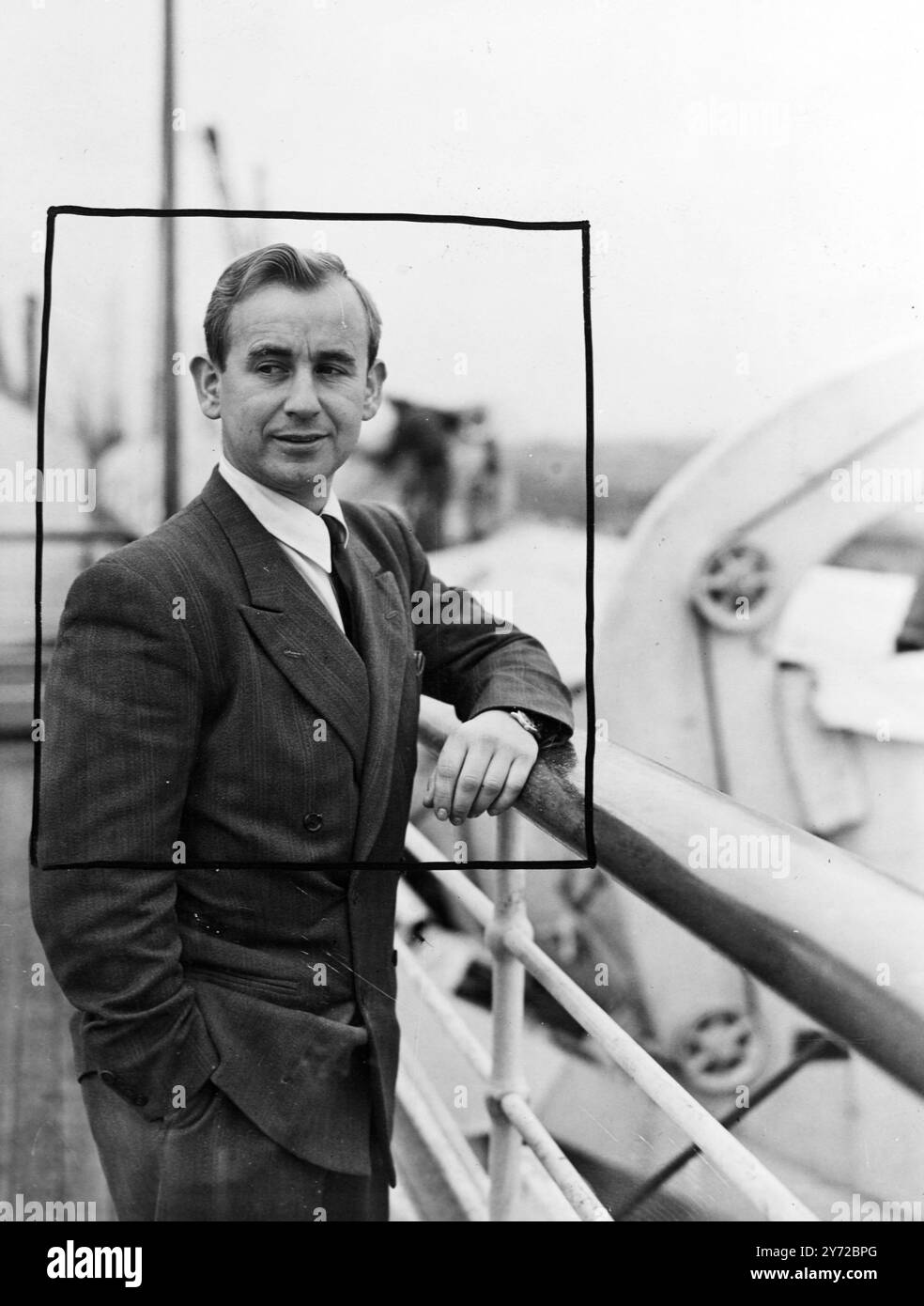 Among the passengers to leave Southampton today from New York aboard ...