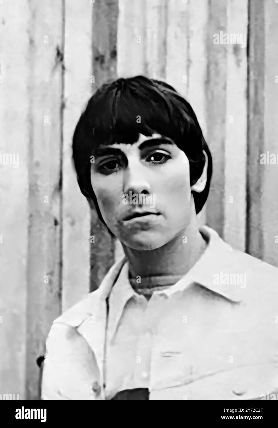 Keith Moon. Promotional shot of The Who drummer, Keith John Moon (1946-1978) in 1965 Stock Photo ...