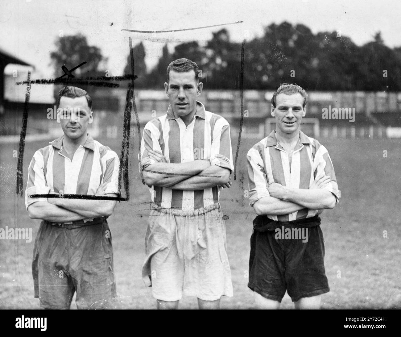 Left to Right: G.Smith, E.Webber, J.Halley. Undated Stock Photo - Alamy