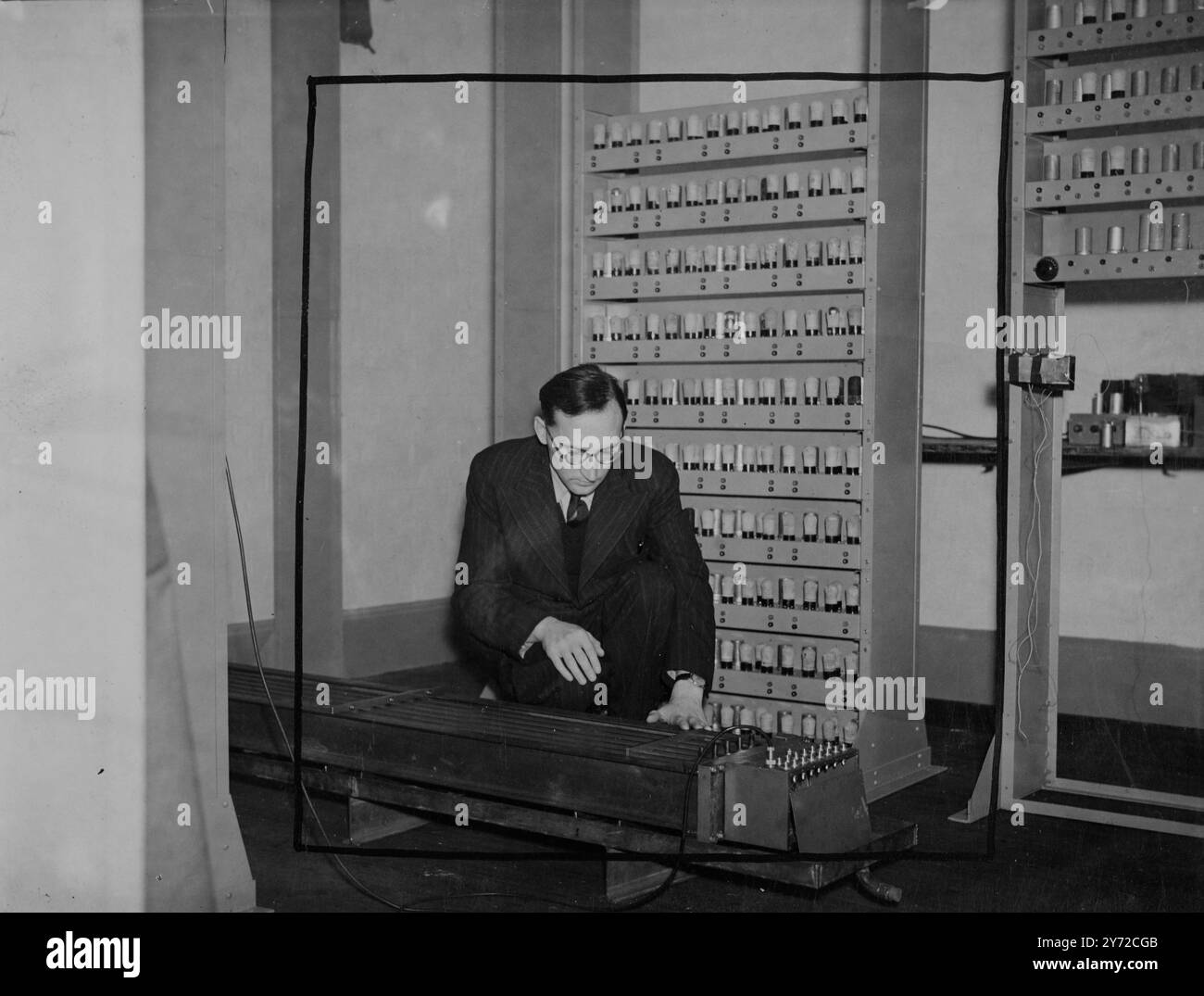 33-year old Cambridge University professor Dr. H. V. Wilkes, director ...