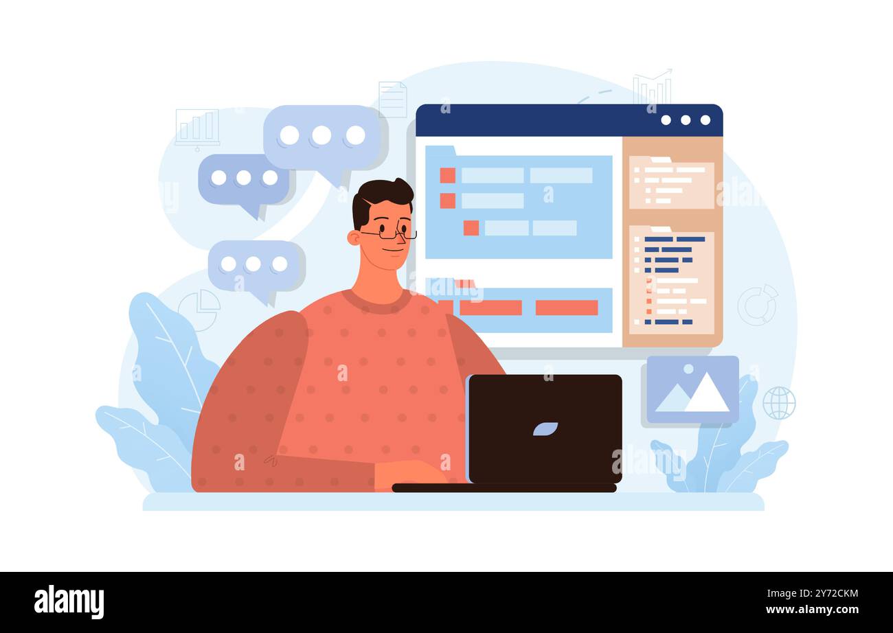 Marketing campaign. Brand or product advertising with entertaining and ...