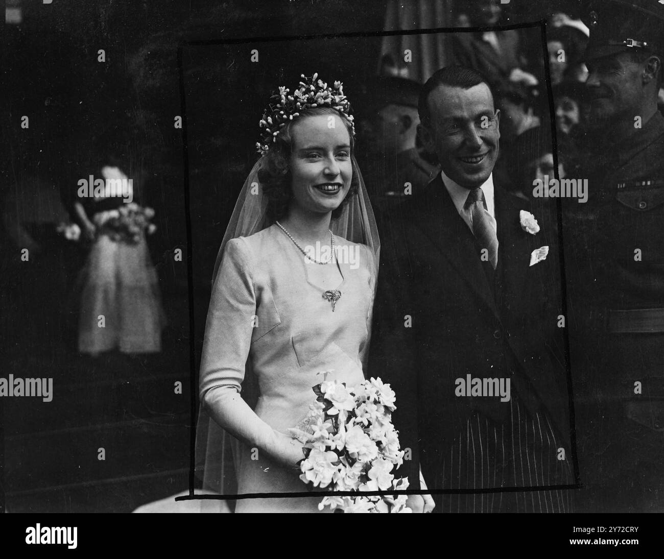 The wedding of Capt. John Henry, Wiggin, MC, Grenadier Guards and ...