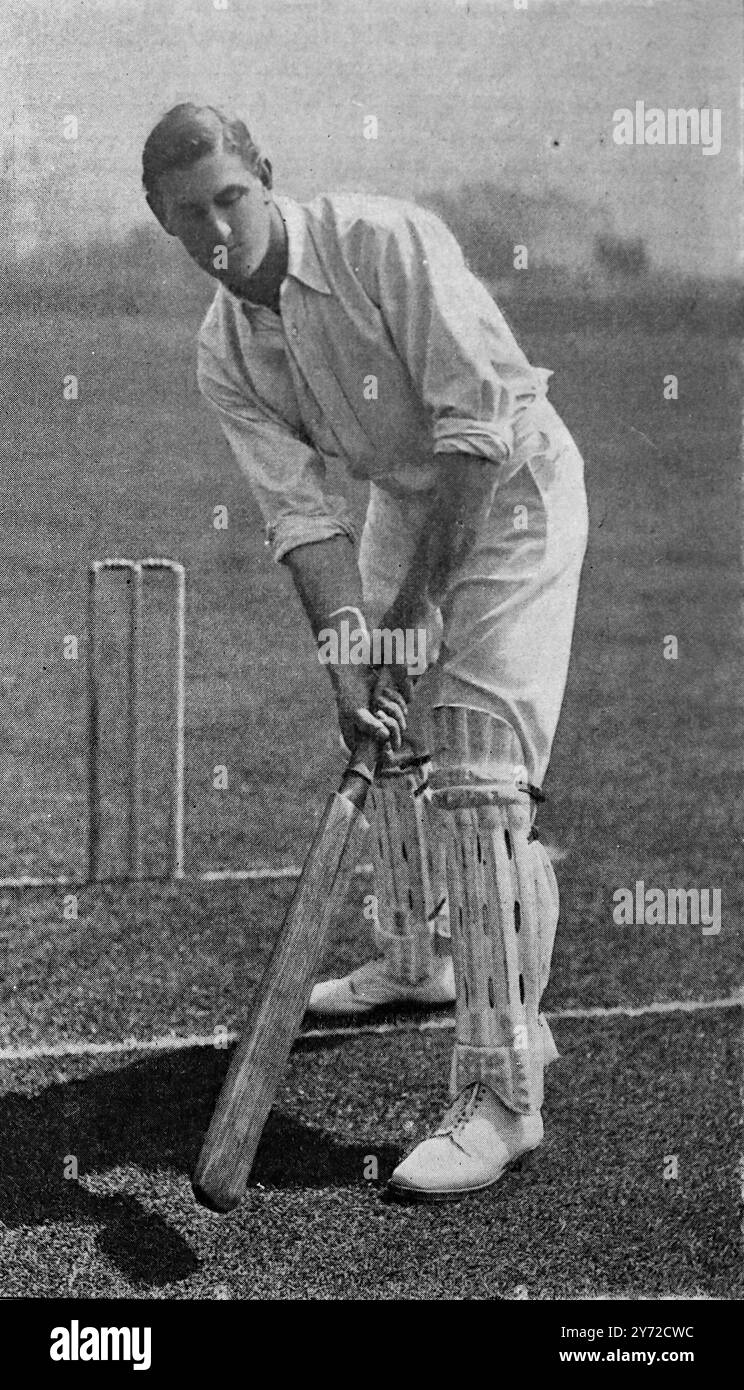 Archival sporting photo: Batting: S. M. J. Woods playing the pull ...