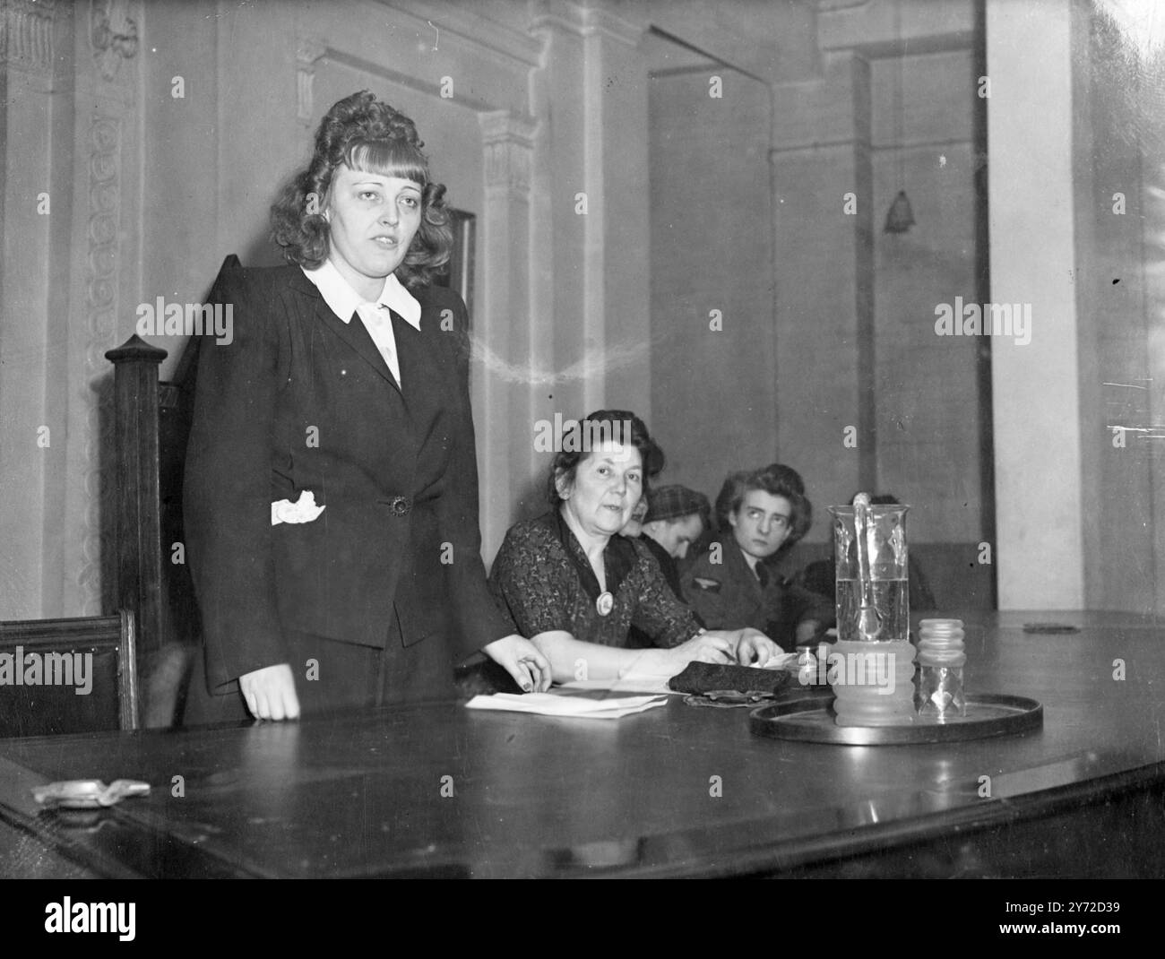 Mlle Zina Vyshinsky. Undated Stock Photo - Alamy