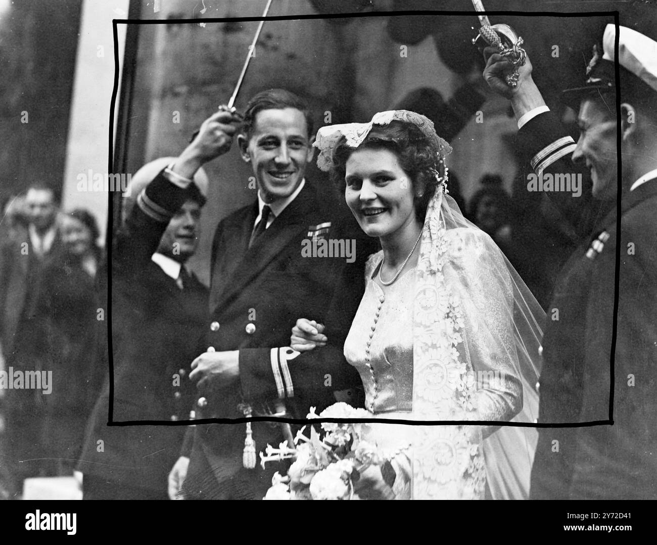 The marriage between Lt.Richard O'Brien Wilson, R.N., and Miss Anne ...