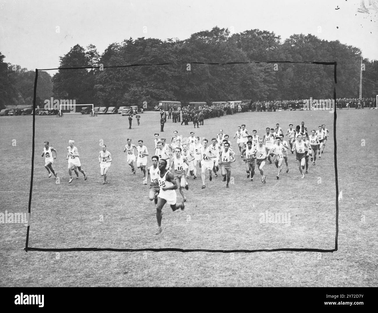 The teams of eight nations competing for the Britannia Shield in ...