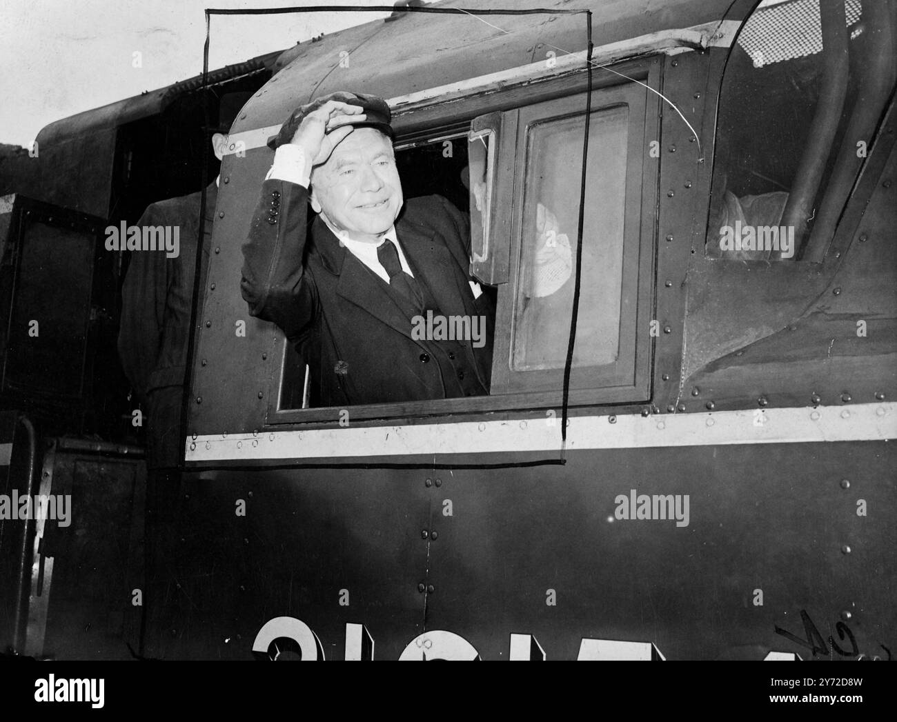 At a ceremony held at Waterloo station, London, three new engines were ...