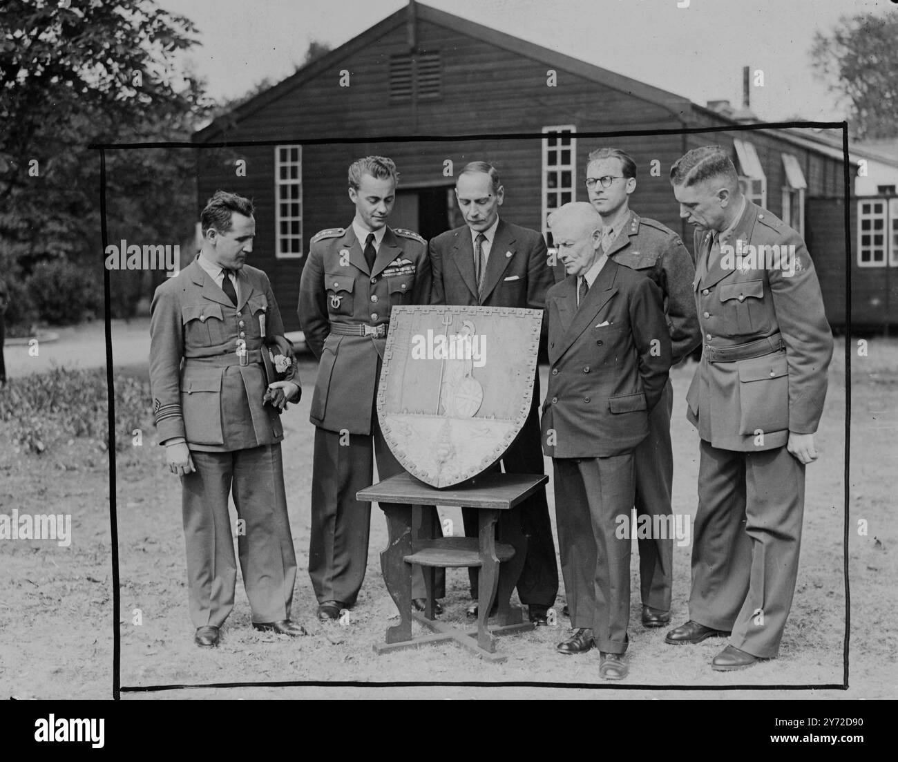 The teams of eight nations competing for the Britannia Shield in ...