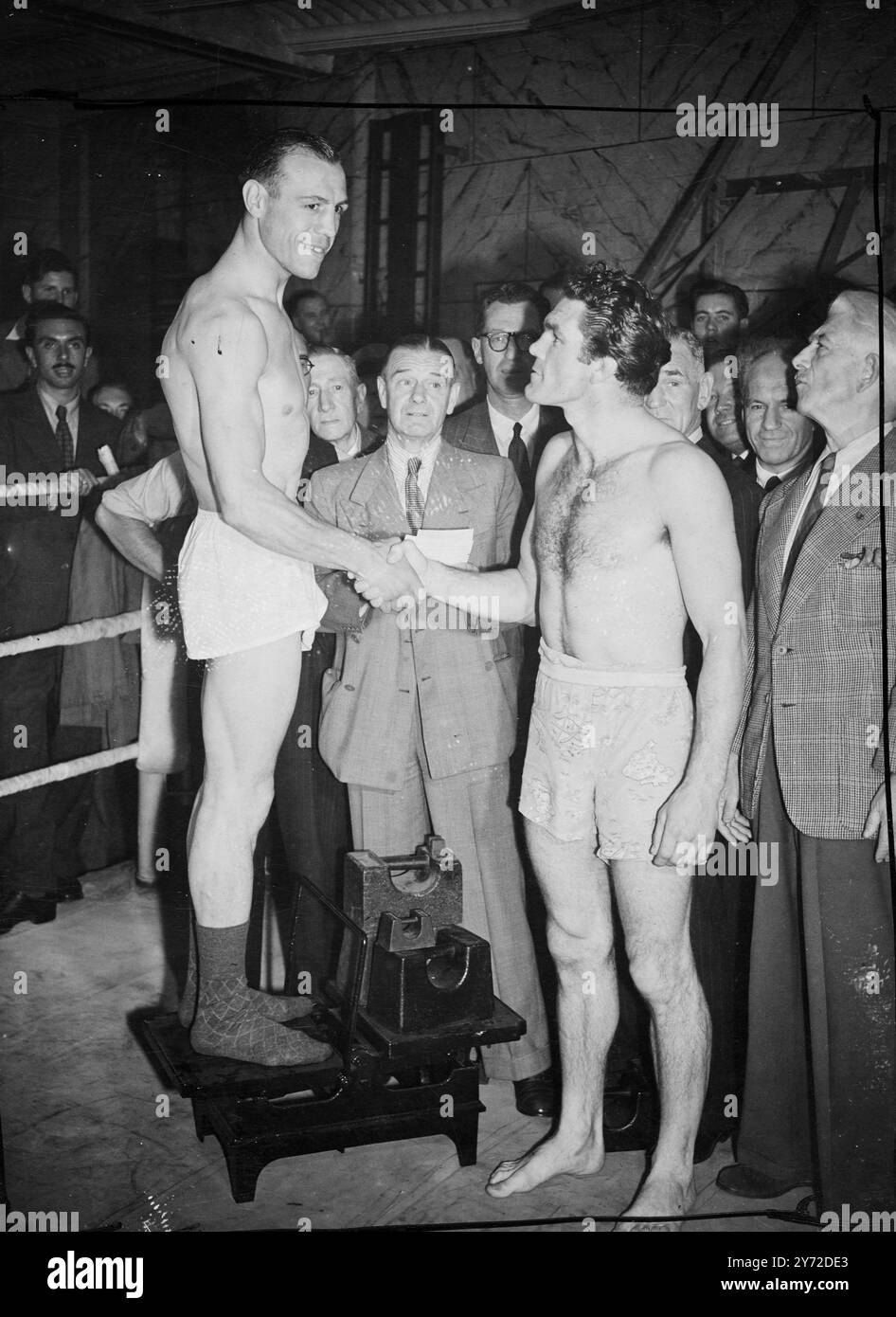 Freddie Mills fight again. Freddie Mills, British cruiserweight champion, has his first fight ...