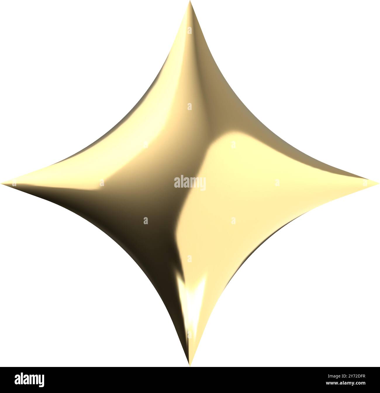 shiny golden vector star isolated. Vector illustration Stock Vector ...