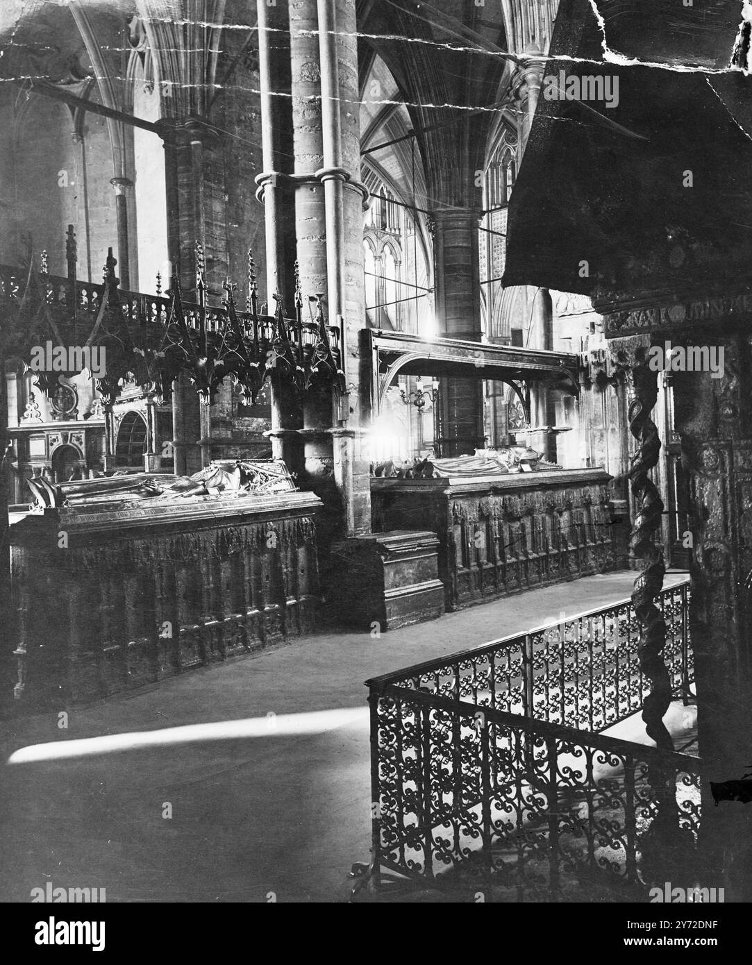 The Shrine of St. Edward the Confessor at Westminster Abbey which lies ...