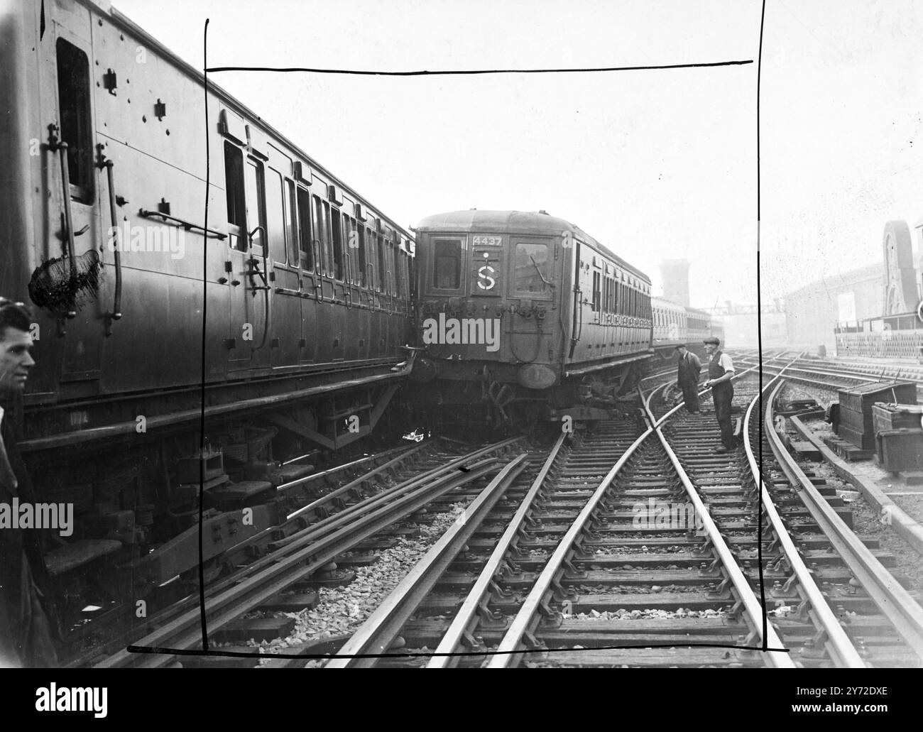 The 5.7 am passenger train from Swanley(kent) came into collision with ...