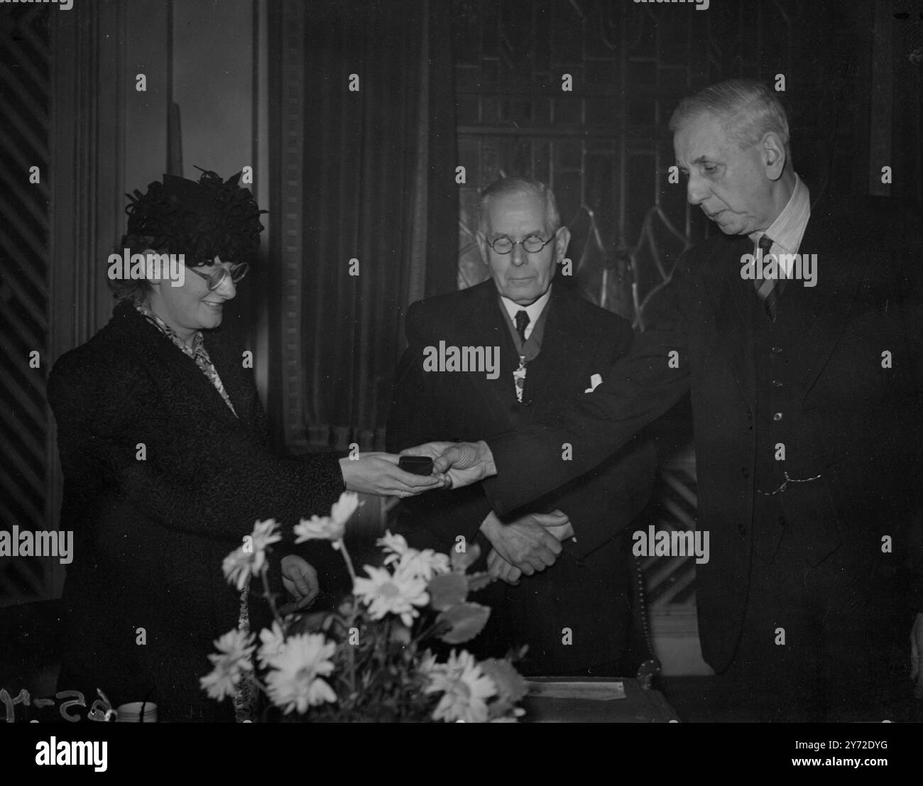 Presentation to Mr W T Bailey, president. The provincial newspaper ...