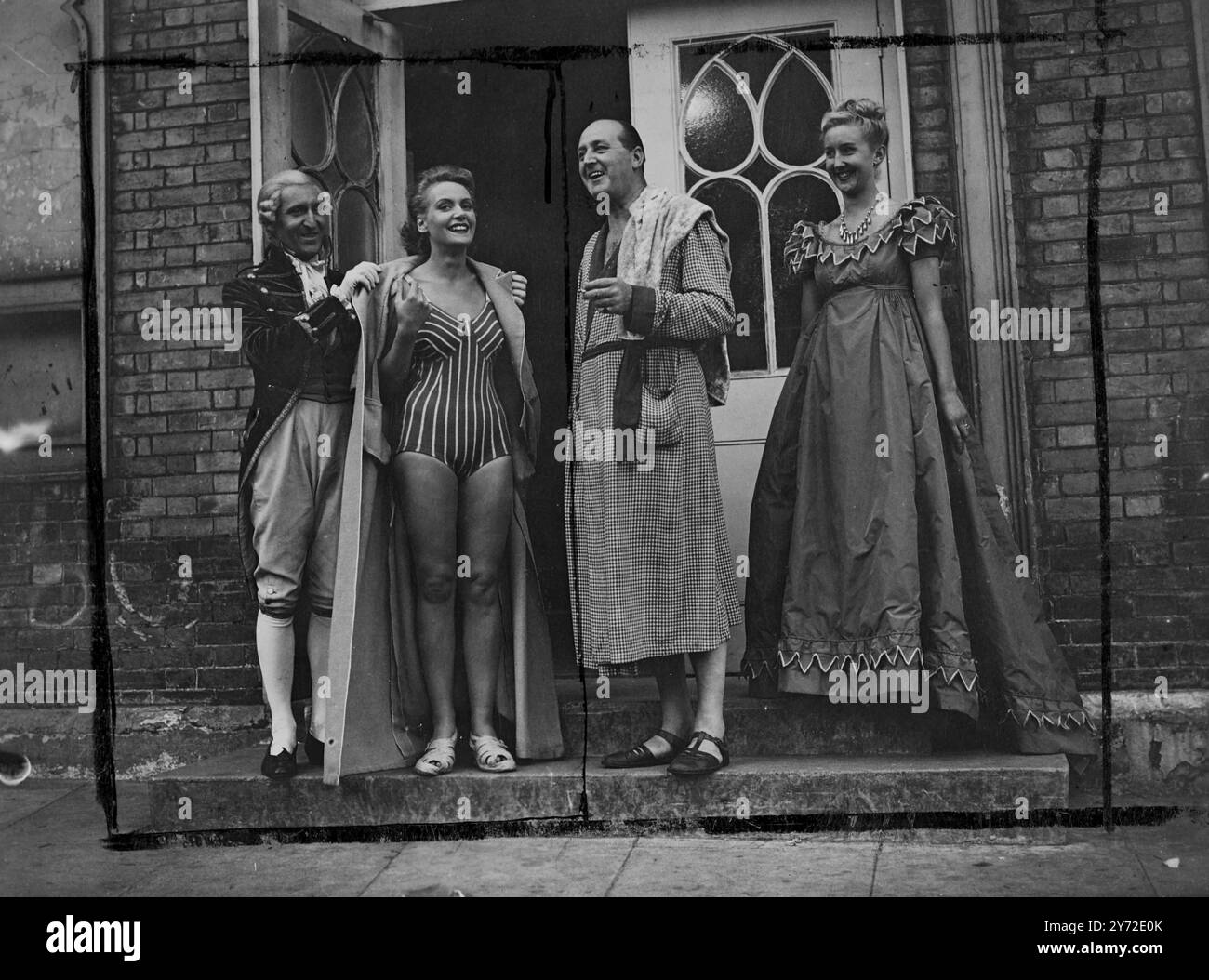 Film star Joan Hopkins, playing the part of Princess Charlotte in ...