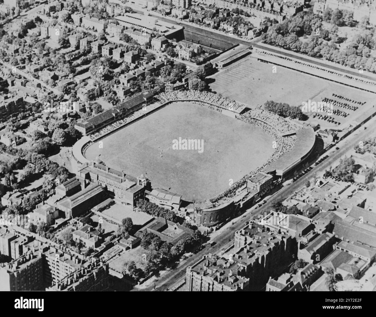 Aerial View. Lord's Cricket Ground, London, England. Undated Stock ...