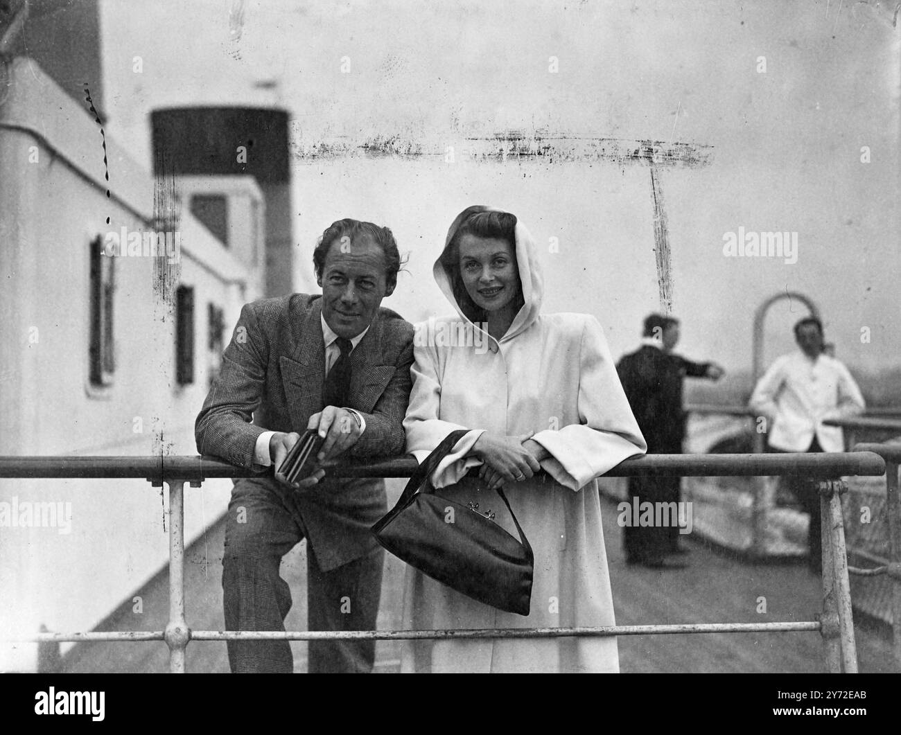 David Farrer arrived on the Conard liner Queen Elizabeth which docked at Southampton today. 21 ...