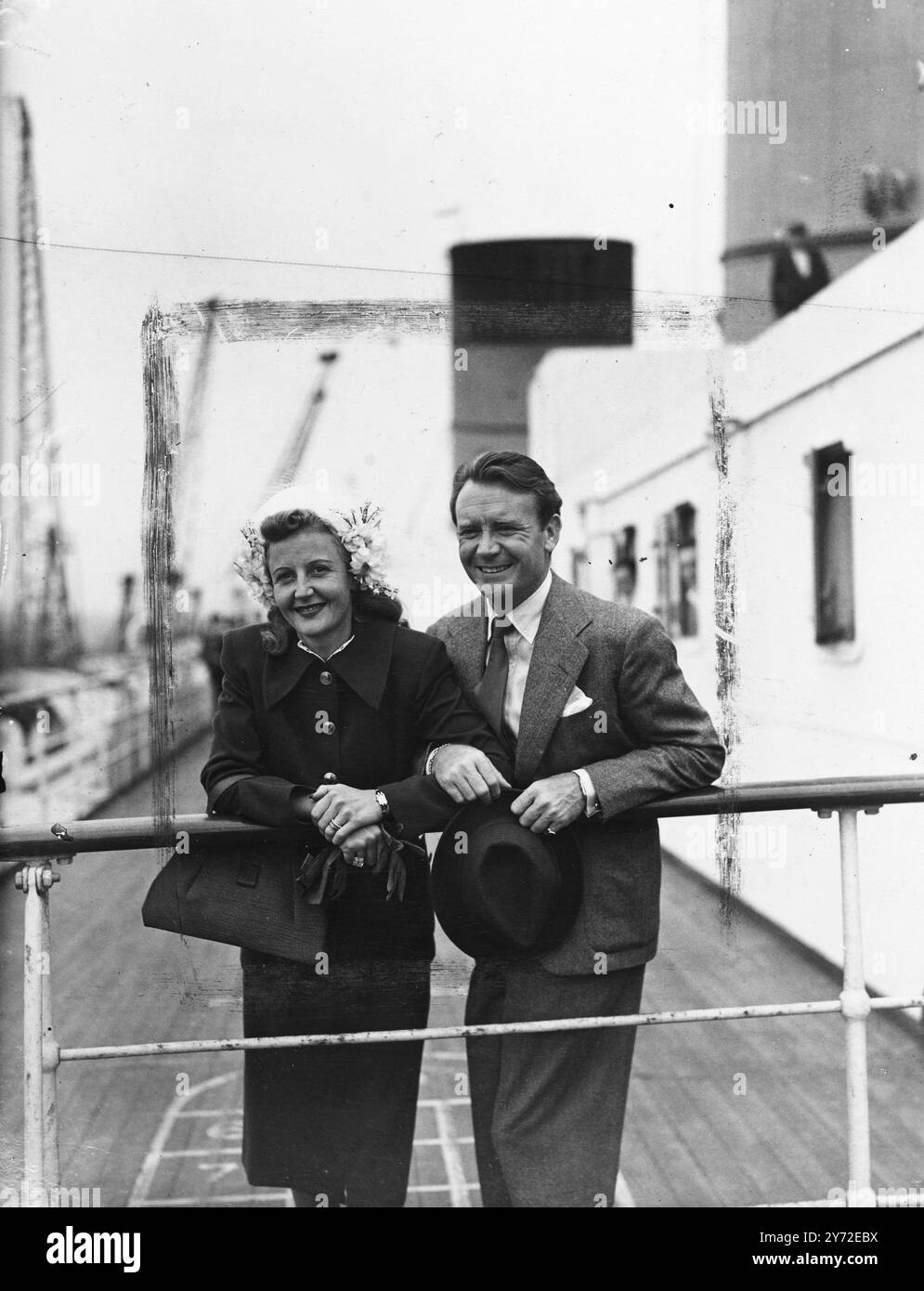 Rex Harrison and his wife Lilli Palmer both well-known stars of the ...