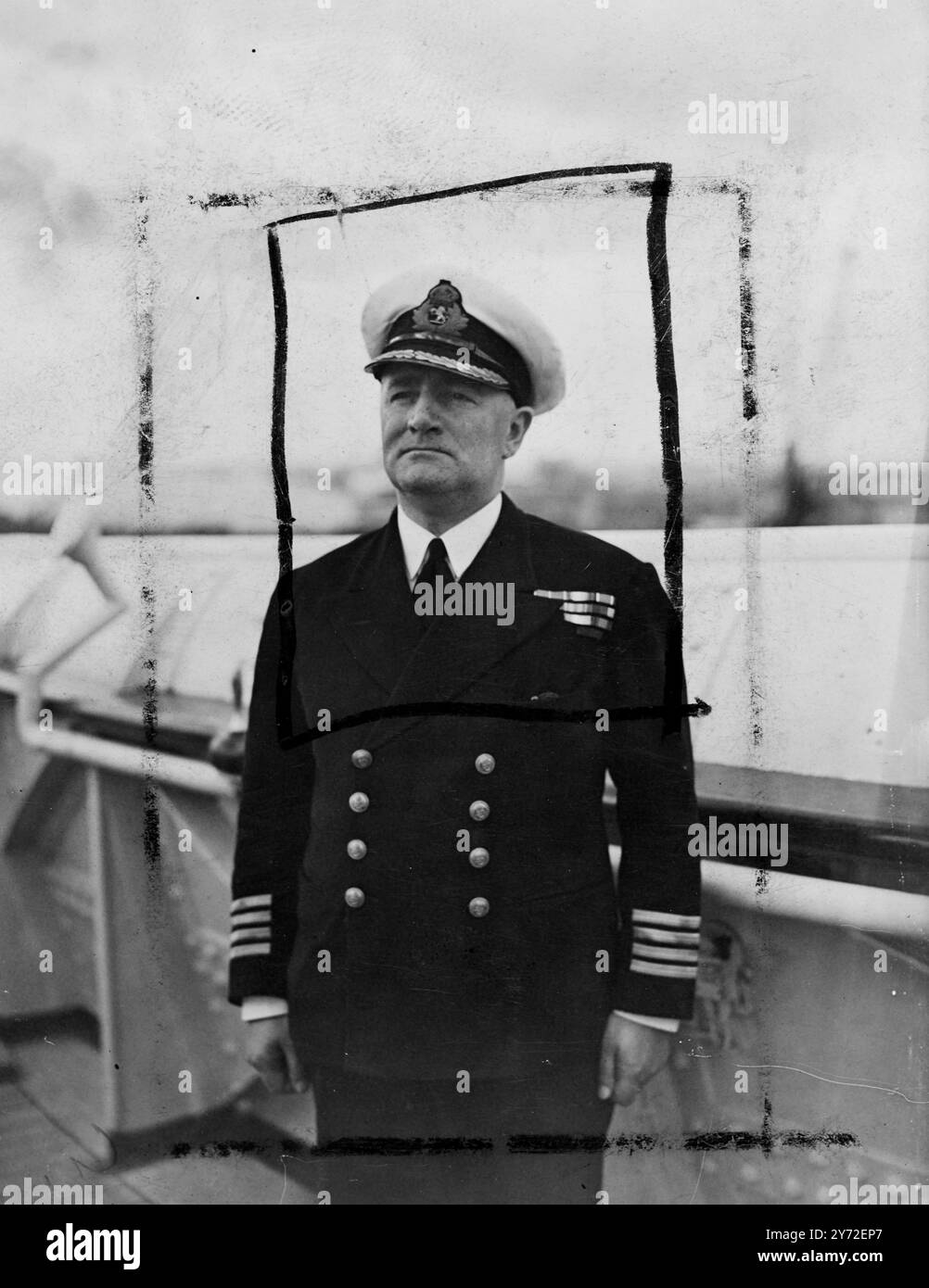 Commodore Robert Thelwell O.B.E., R.D., R.N. R., who commanded the ...
