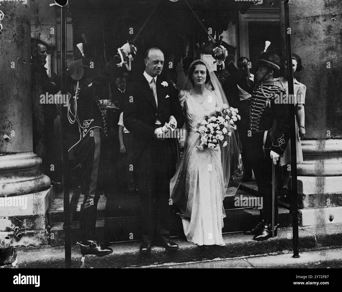 The marriage of Lieutenant Col. David Welsh, DSO, R.H.A., and Miss M.E ...