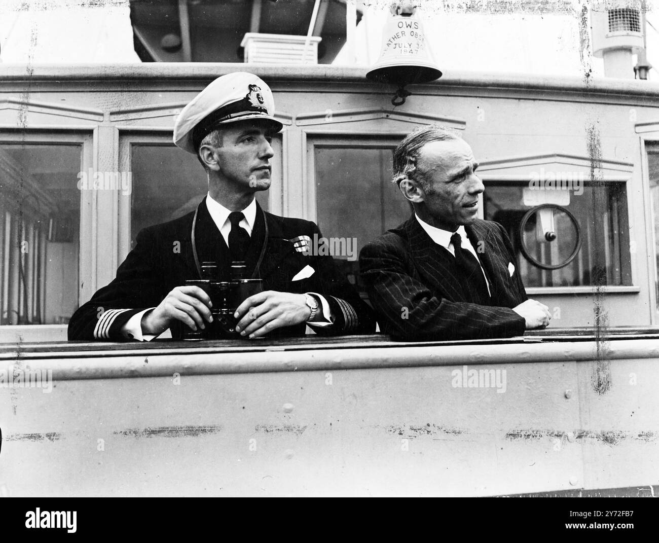 The 'Met' service puts to sea. The first of the new Air Ministry Ocean ...