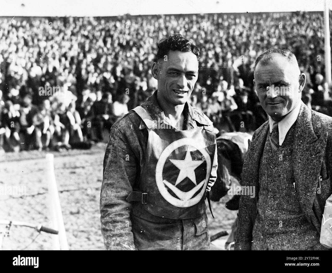 George Midgeway - Bradford Speedway Rider at Odsal Stadium. 23 July ...