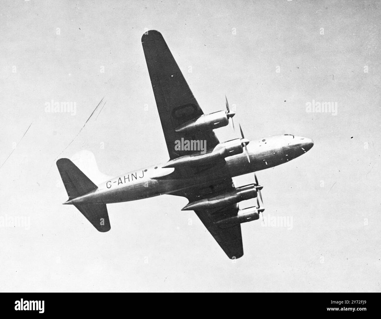 For the South American air route. Presenting the Avro Tudor IV, first ...