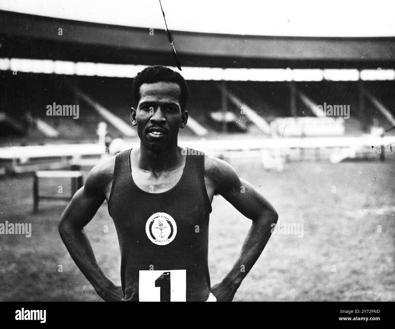 [Original Caption] A.A.A Championships at the White City Stadium. A new ...