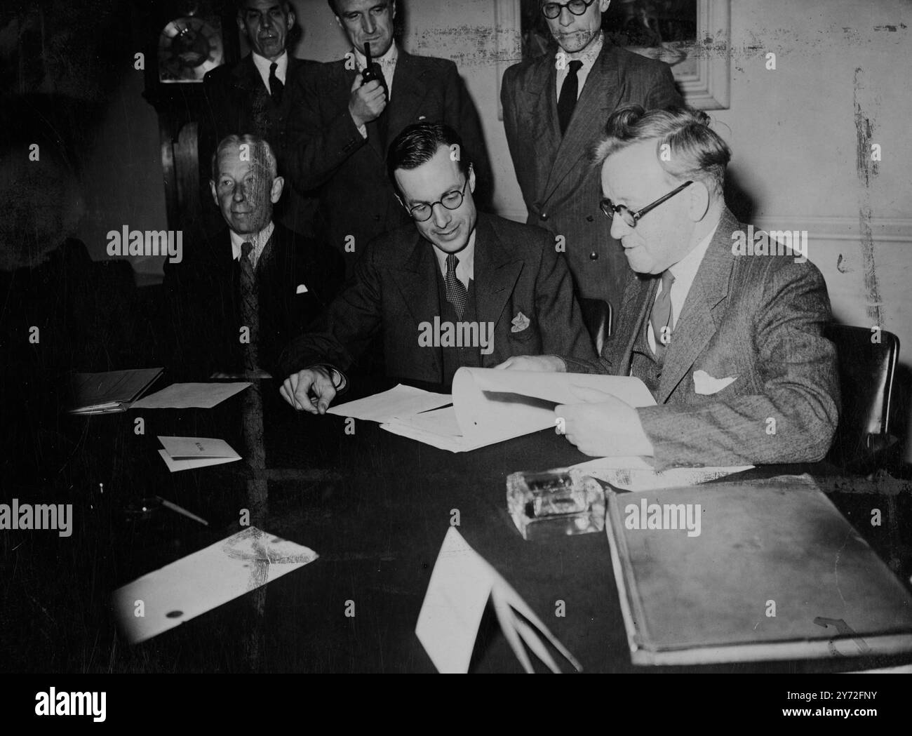 The first full meeting of the newlyformed economic planning board with ...