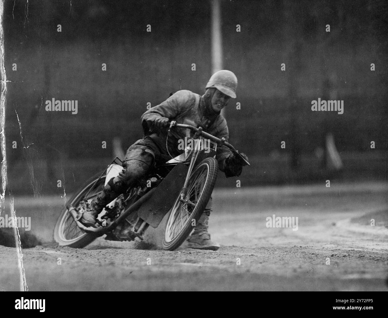 Aub Lawson, Australian test ace and West Ham Speedway's acting captain ...