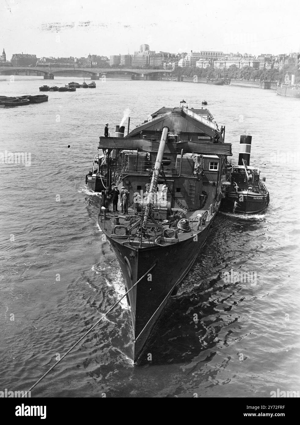 HMS president, the headquarters training ship of the London division of ...
