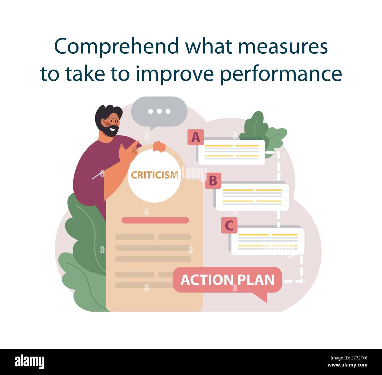 How to deal with judgement at work. Employee dealing with pressure from ...