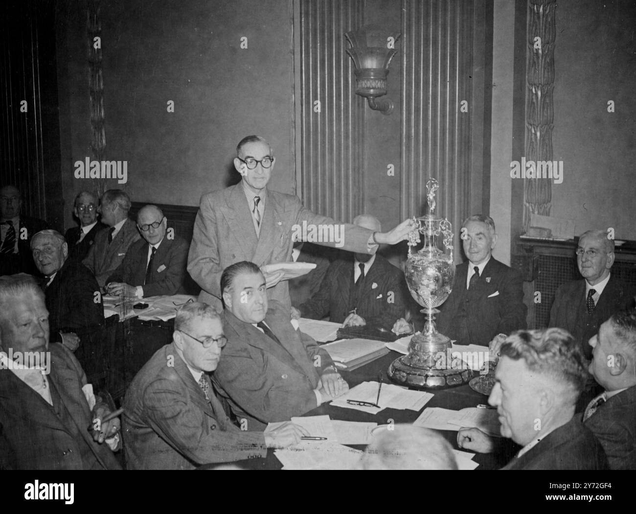 The football league held its annual general meeting at the Cafe Royal ...