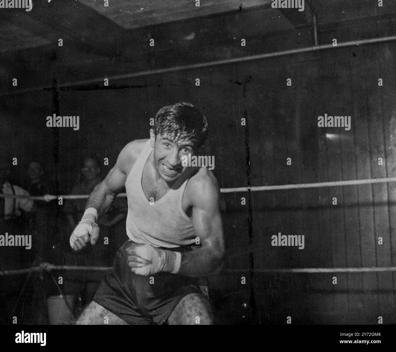 [Original Caption] There's no smile on the face of the "Aldgate Tiger ...