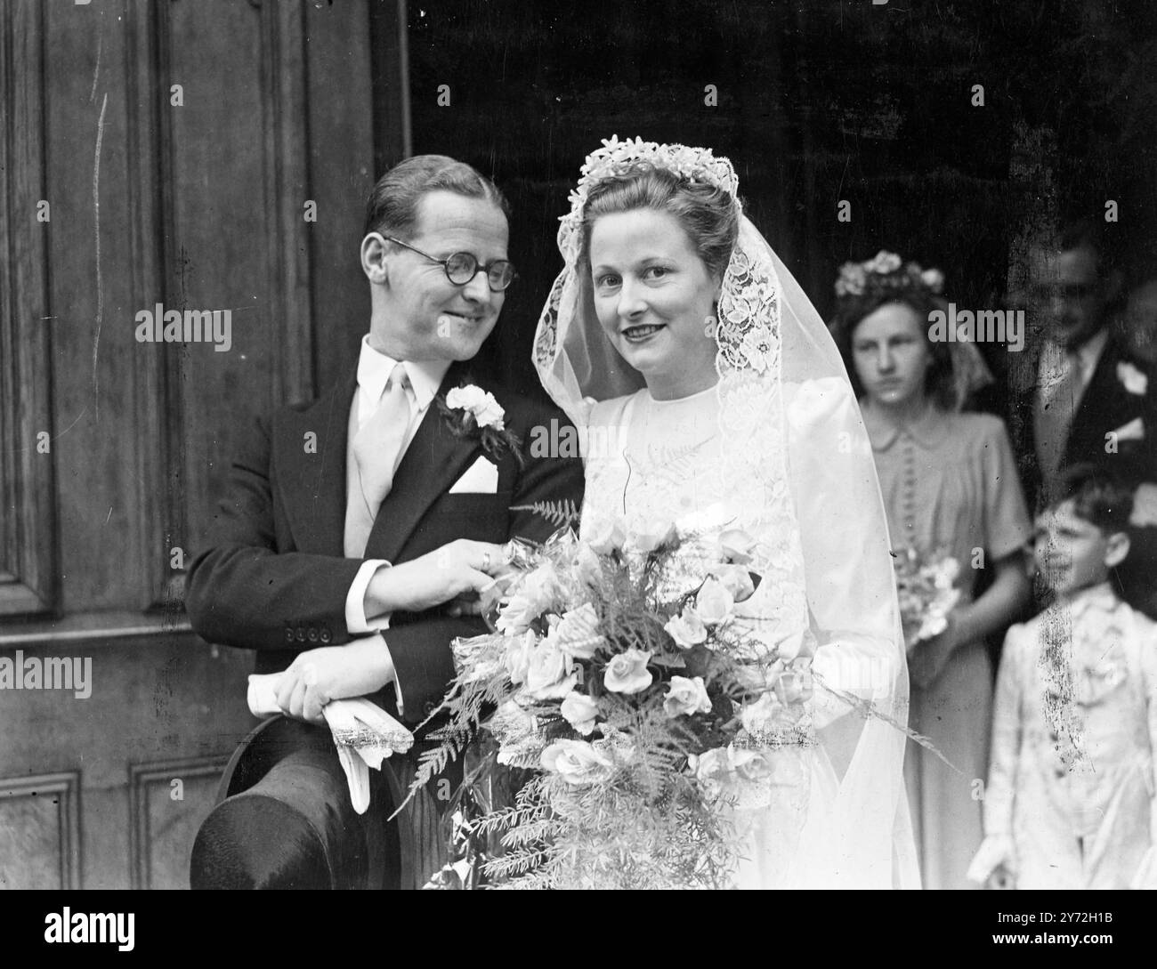 Married at the church of St Anselm and St Cecilia, Kingsway, London ...
