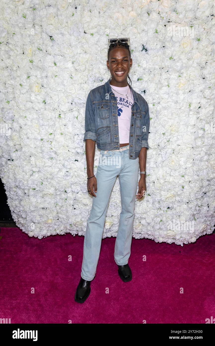 Los Angeles, USA. 26th Sep, 2024. Singer Zeph Peter attends Lily Brooks ...