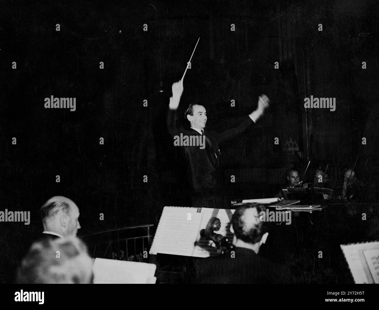 British conductor Dr Harold Malcolm Watts Sargent Mus D., ARCD, FRCM ...