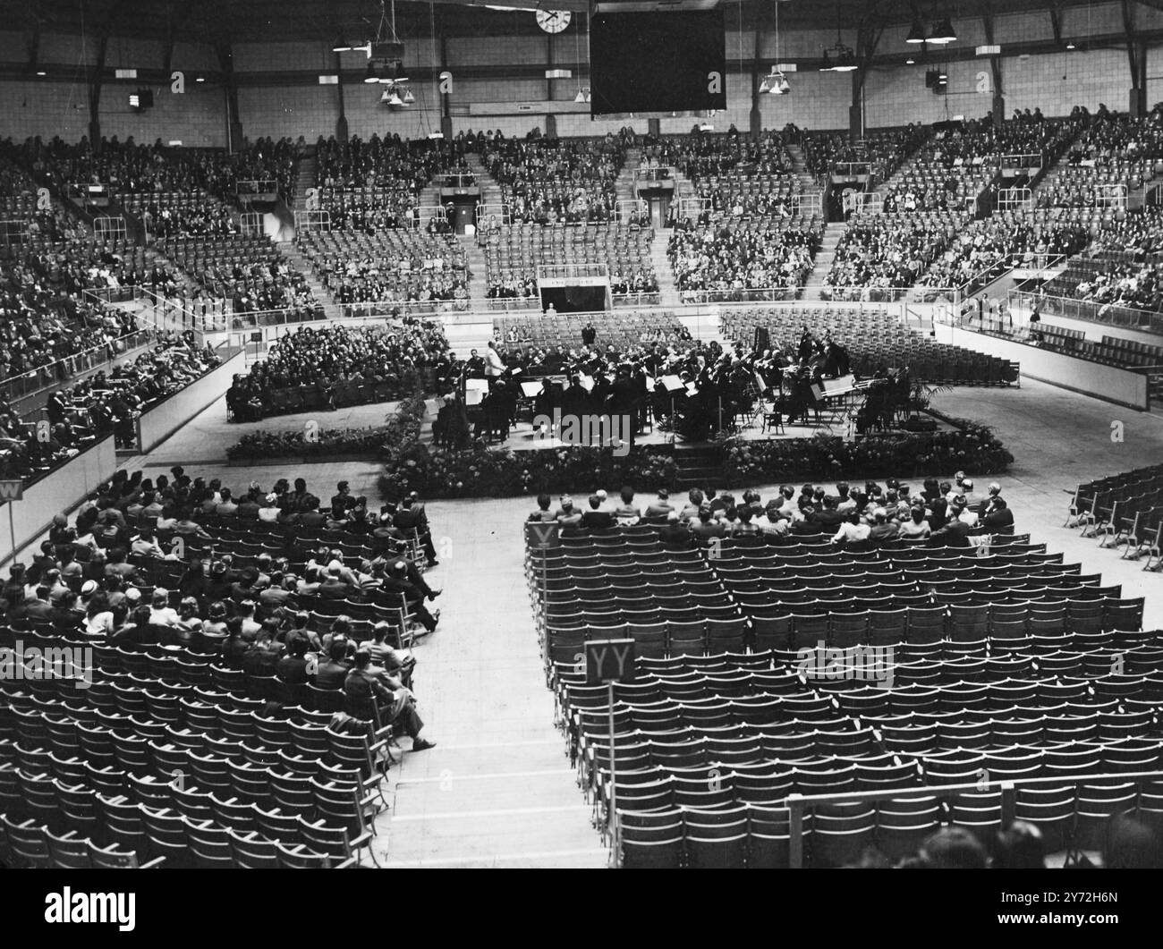 The opening of the London music festival at Harringay arena, Britain's ...