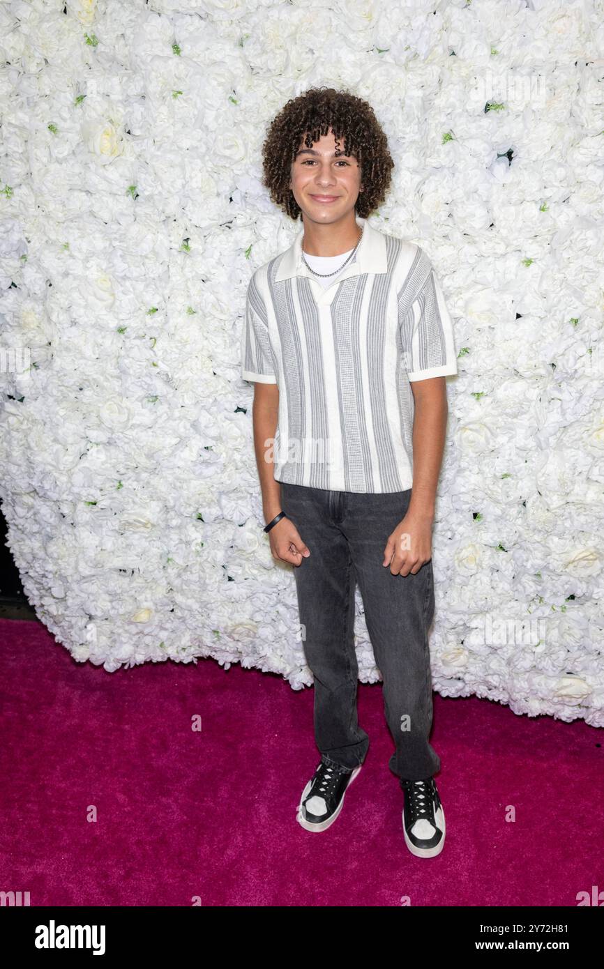 Los Angeles, USA. 26th Sep, 2024. Actor Carson White attends Lily ...
