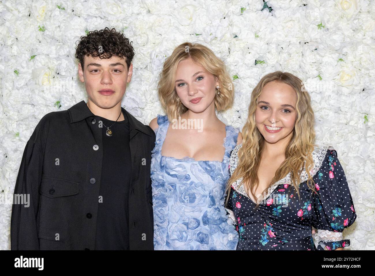 Los Angeles, USA. 26th Sep, 2024. Actor Julian Lerner, Actress/Singer ...