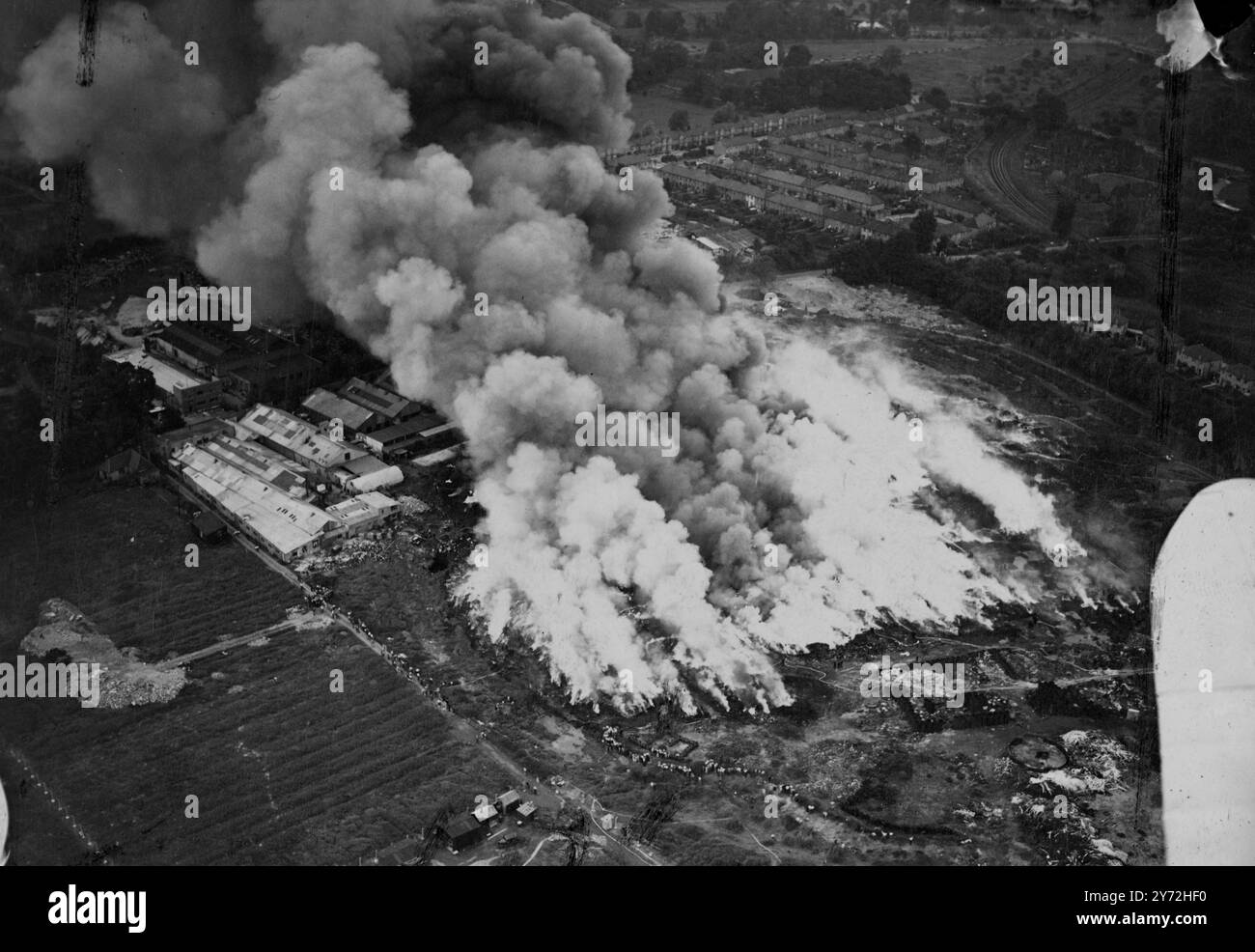 Aerial view evening sun over Black and White Stock Photos & Images - Alamy
