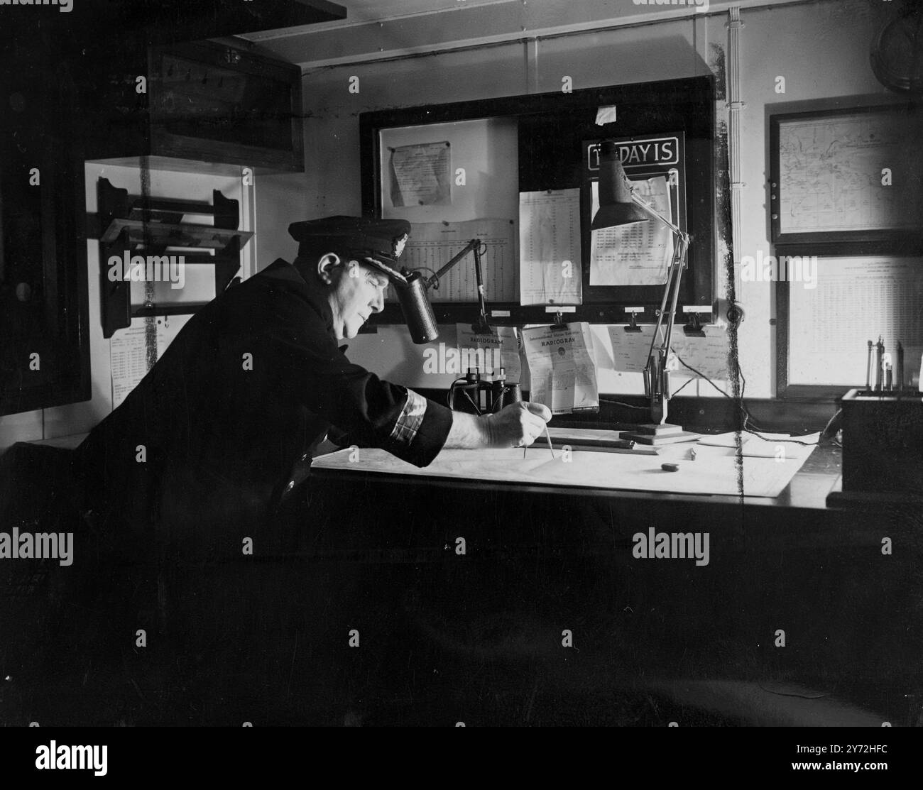 Plotting charts Black and White Stock Photos & Images - Alamy