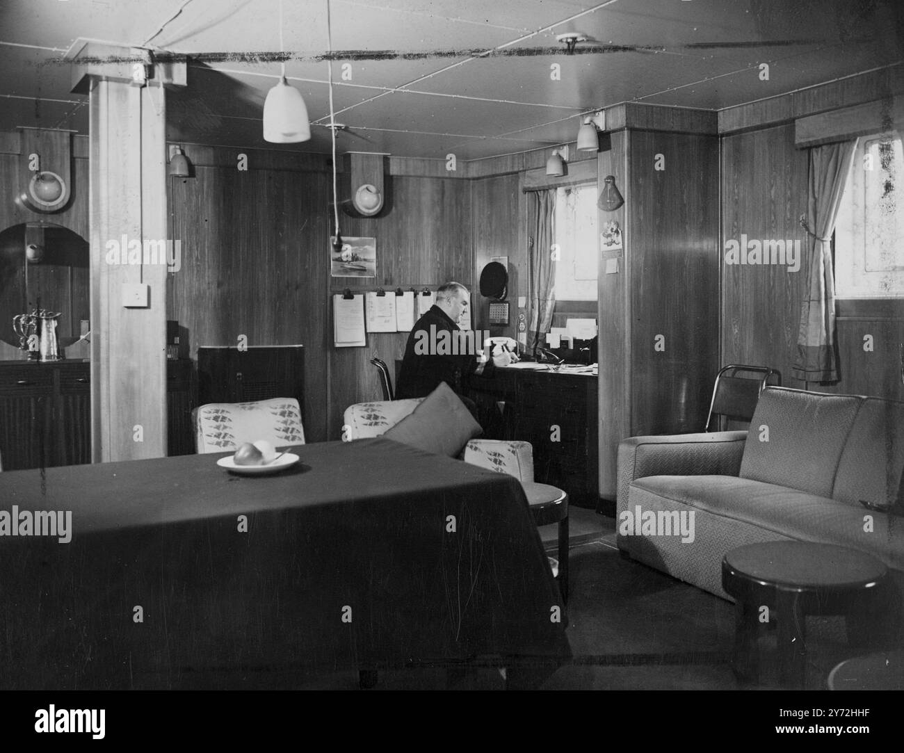 His Majesty's Transport 'Queen Elizabeth' Picture taken on a recent ...