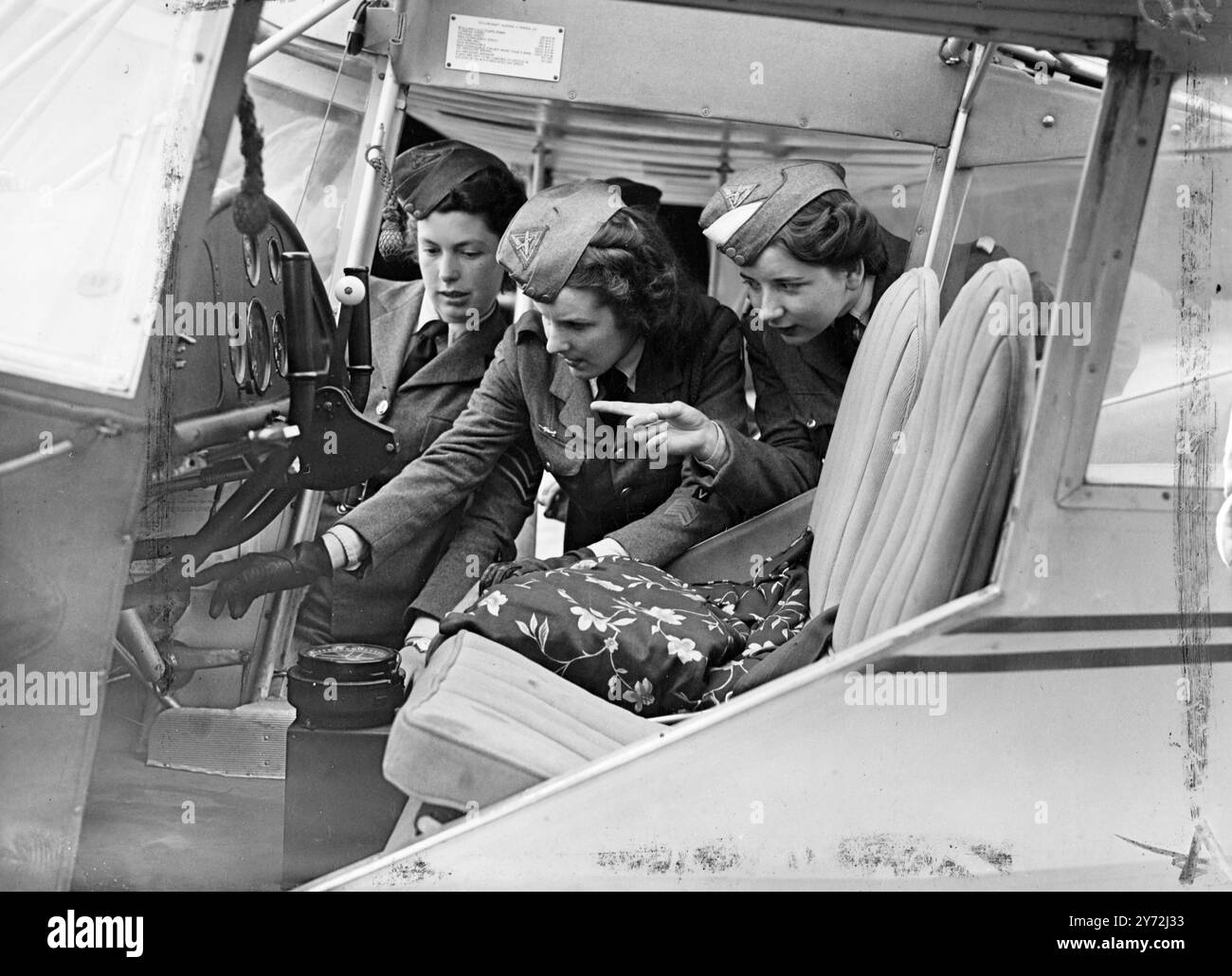 Members of the Women's Junior Air Corps, all between 18 and 20 years ...