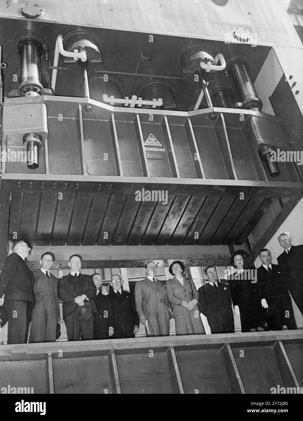 The biggest press ever made in Britain capable of stamping out in one ...